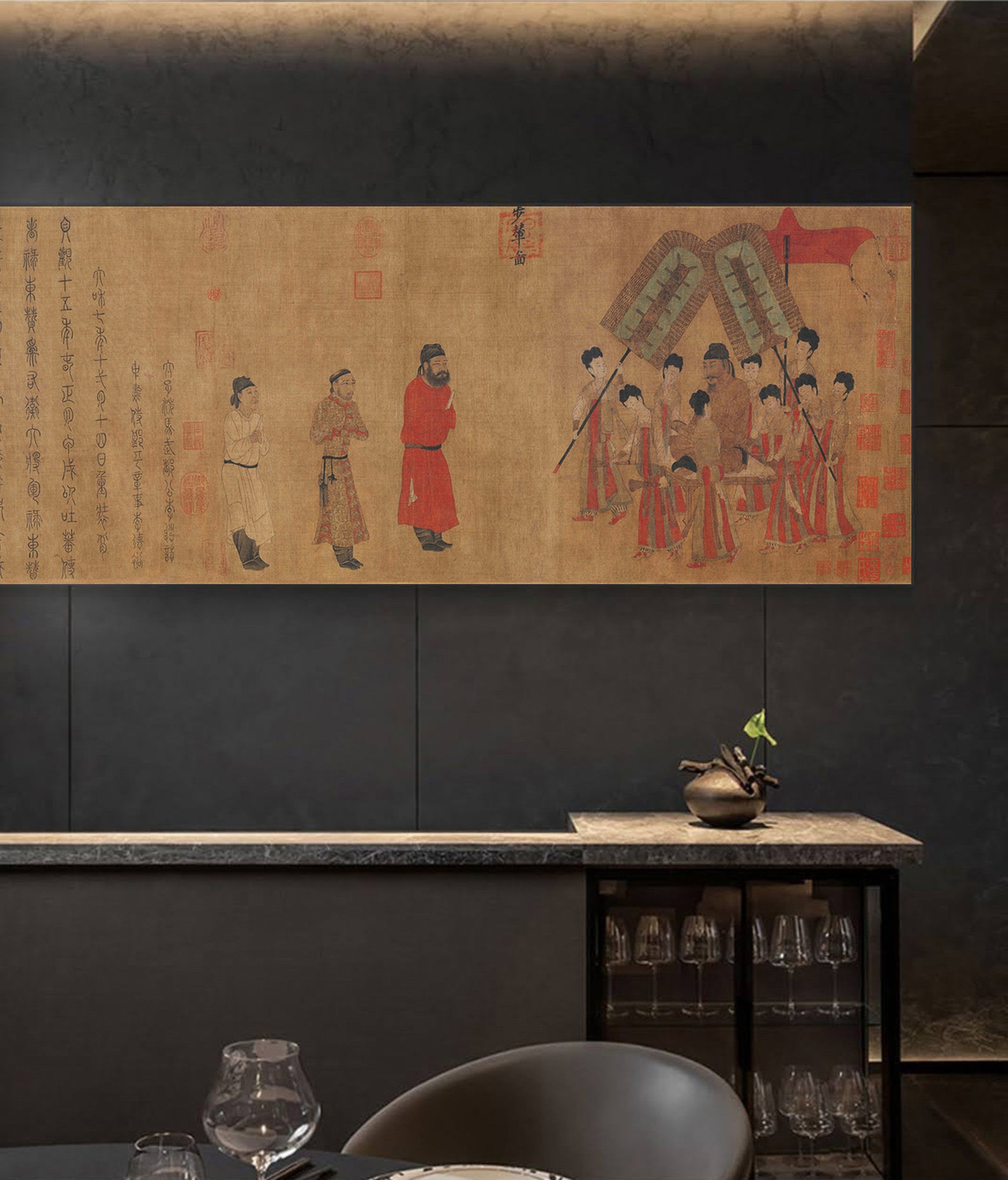 Emperor Taizong Receiving the Tibetan Envoy, by Yan Liben, One of “ten ...