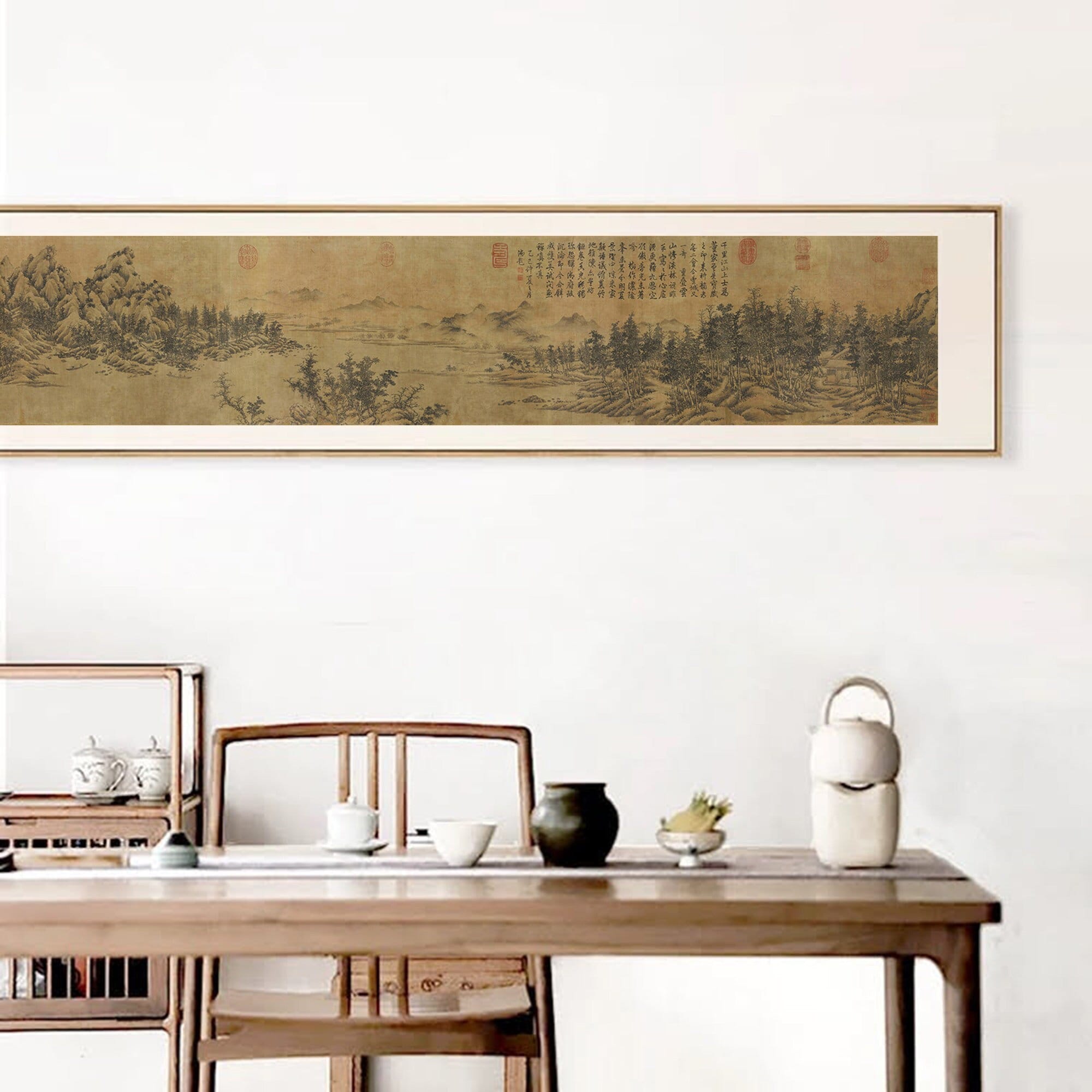 Forests and Mountains, by Jiang Can, Chinese Song Dynasty Antique ...