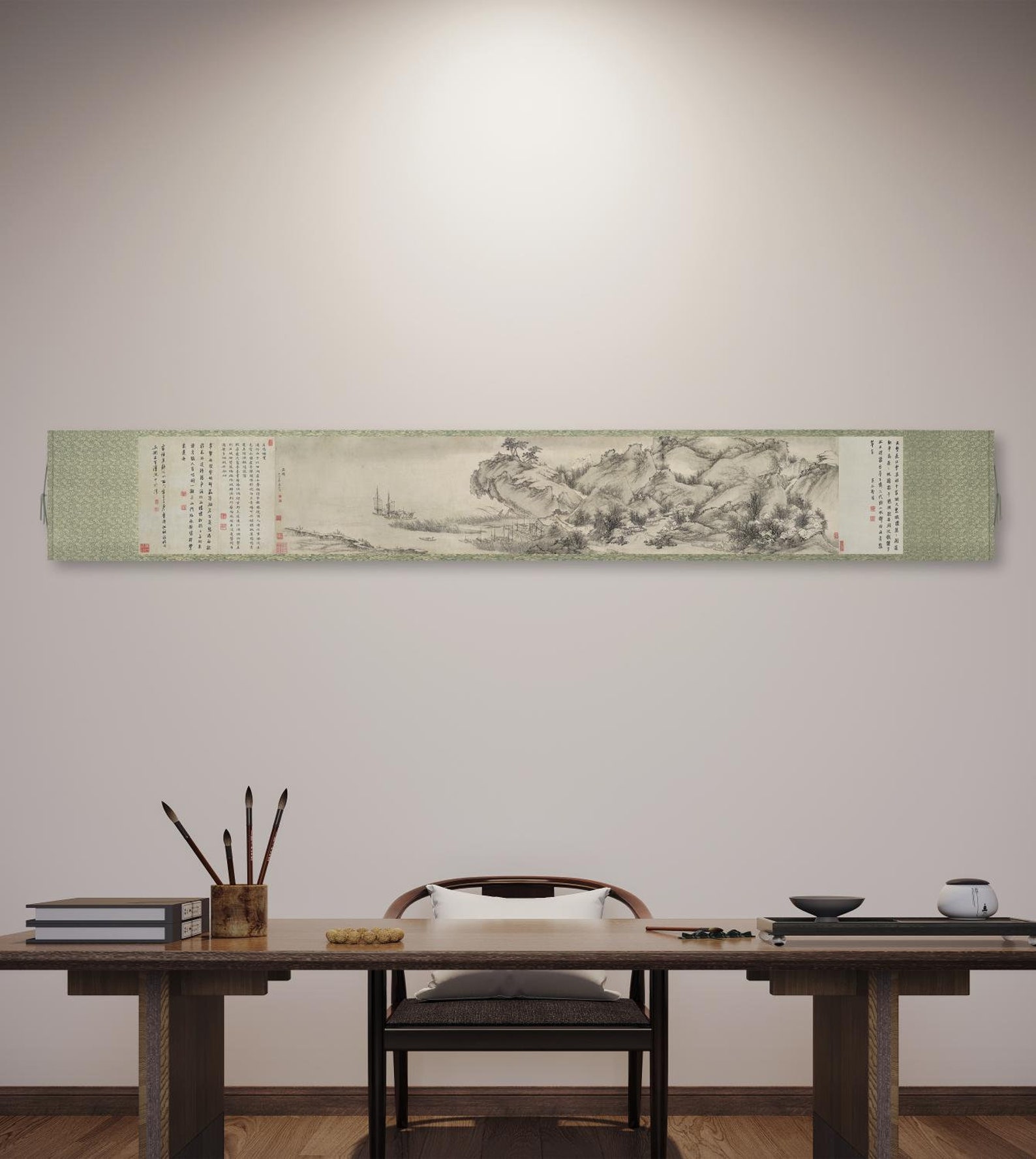 Extra Long Horizontal Narrow Landscape Art Print Long Wall - Etsy