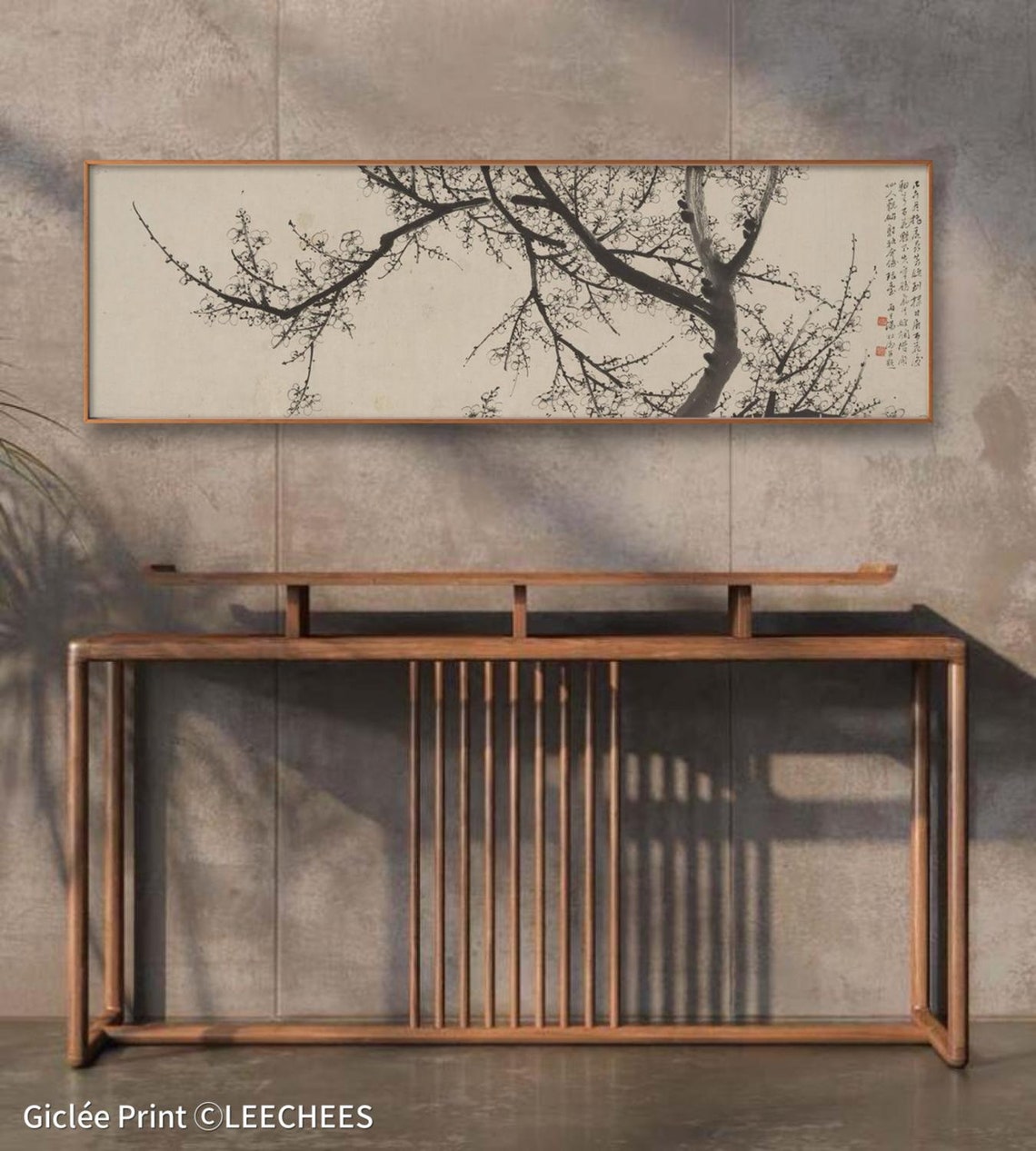 Plum Blossoms in Full Bloom, Chinese Antique Plum Brush Painting ...