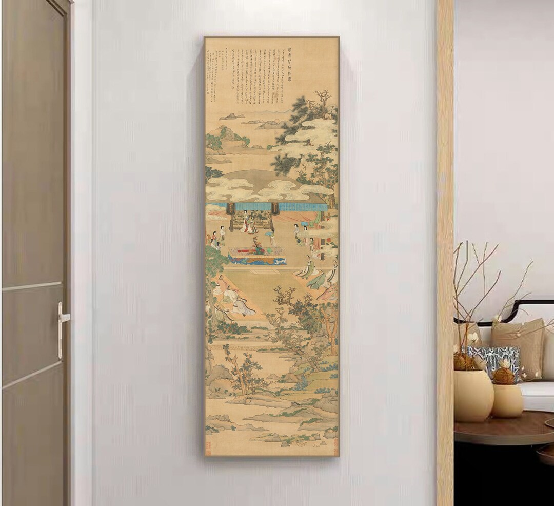 Xuanwen Jun Imparts Classic Texts, Chen Hongshou, Legendary Figure ...