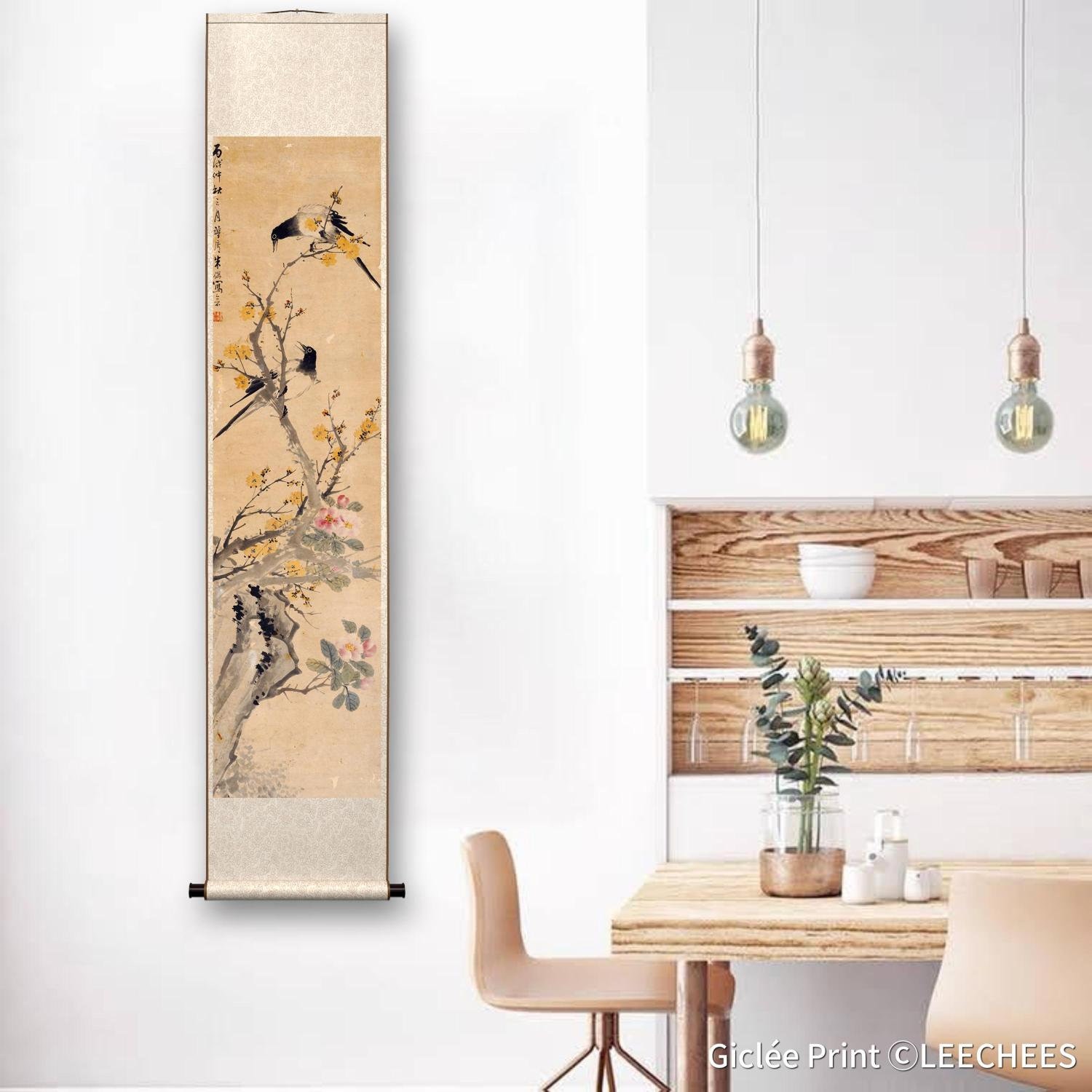 Wintersweet, Chinese Magpie, Chinese Ancient Painting Replica, Antique ...