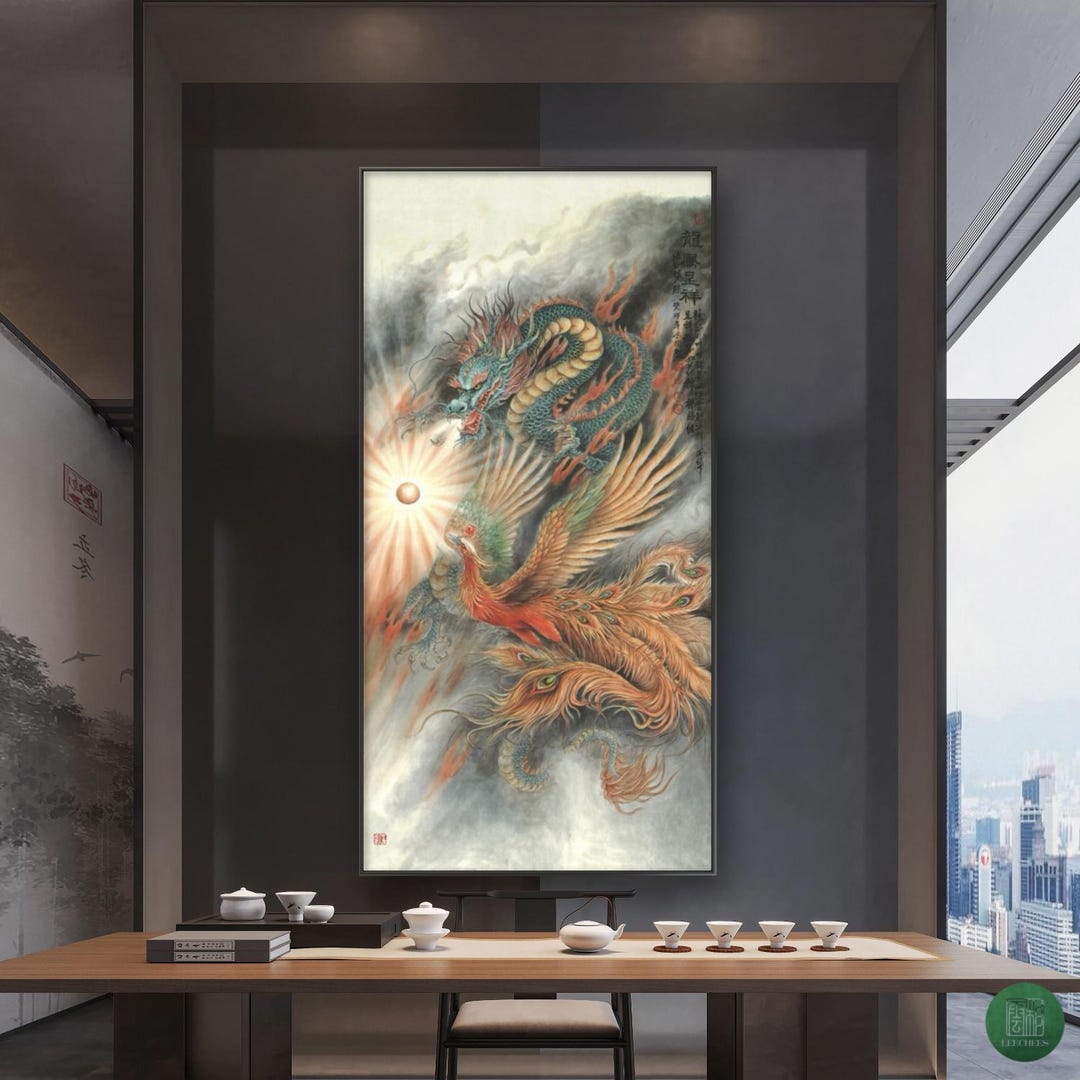 Dragon and Phoenix Chinese Art – Symbol of Harmony and Prosperity ...