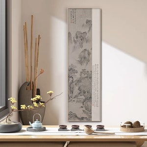 Chinese Traditional Silk Hanging Scroll Wall Décor, Ancient Chinese ...