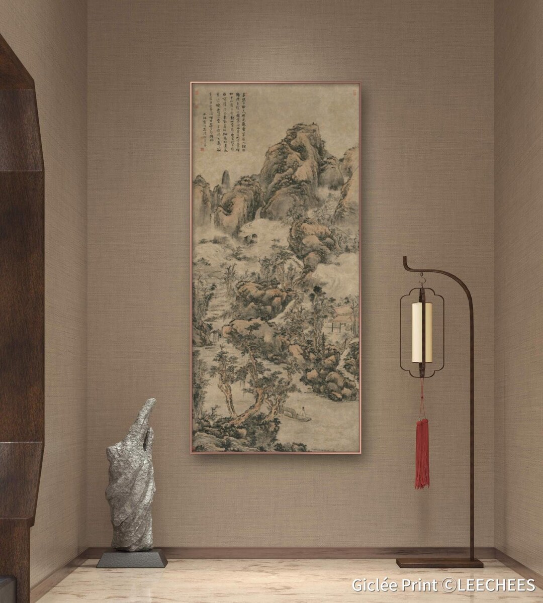 Fishing With a Limp Rod, by Kun Can, Famous Chinese Painting, Chan ...