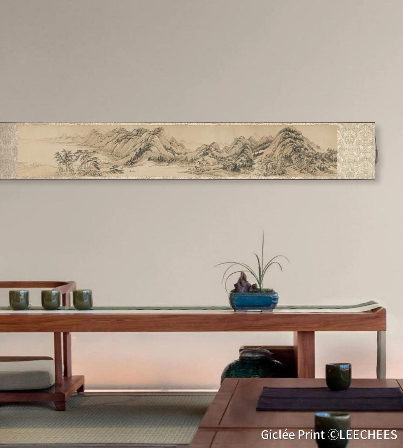 Dwelling in the Fuchun Mountains, Wang Hui, Antique Shan Shui Painting ...