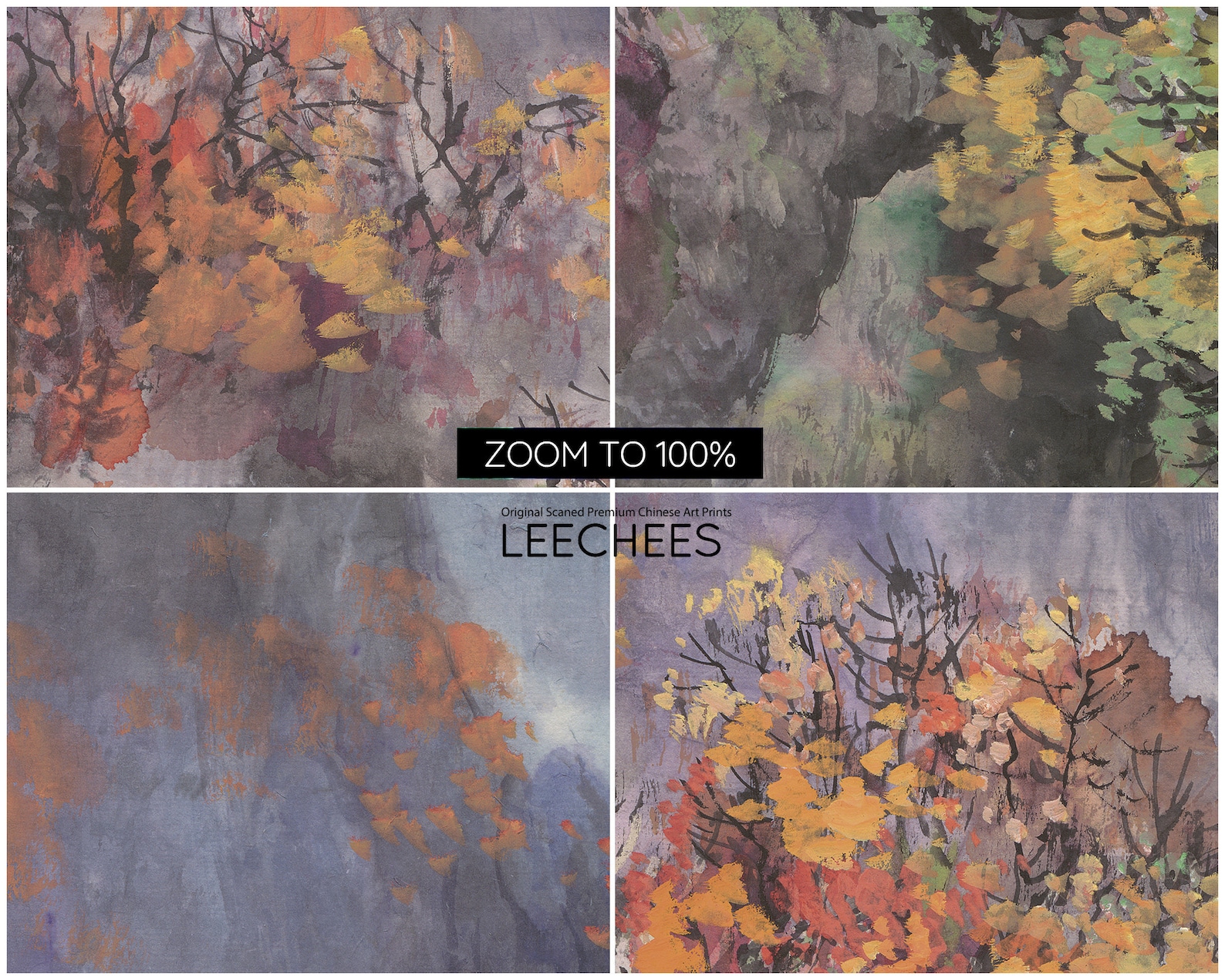 Contemporary Shan Shui Painting by Xiao Han, Art Print on Handmade Xuan ...