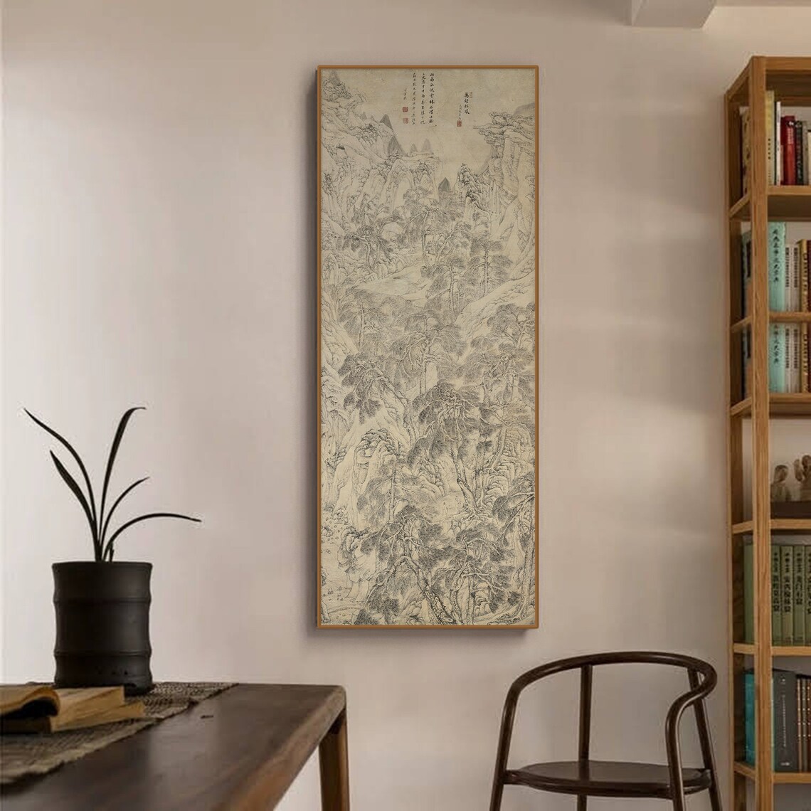 Thousands of Pine Trees in the Wind/ Ming Dynasty /wen Boren, Ancient ...