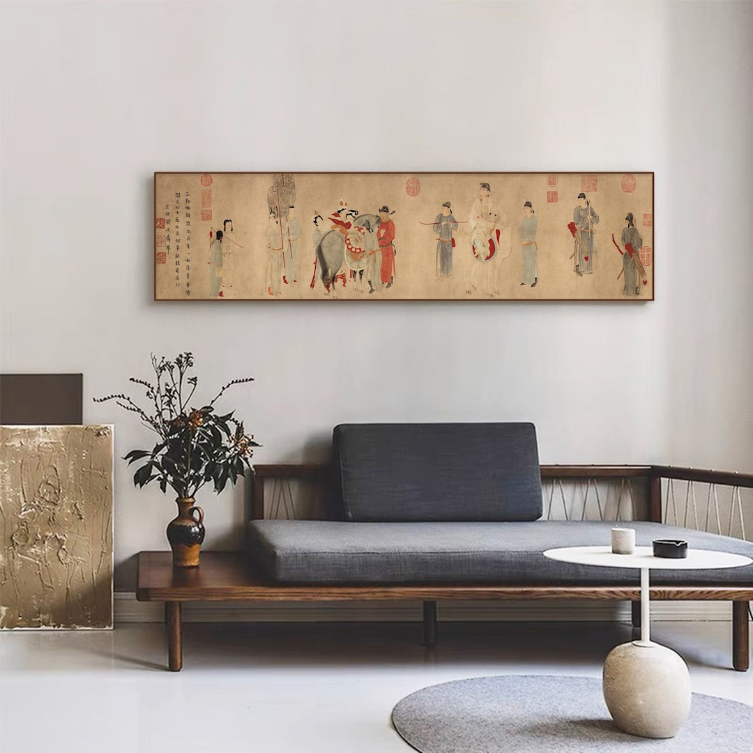 Consort Yang on Horseback, Tang Dynasty (618-907), Silk Print, by 錢選 ...