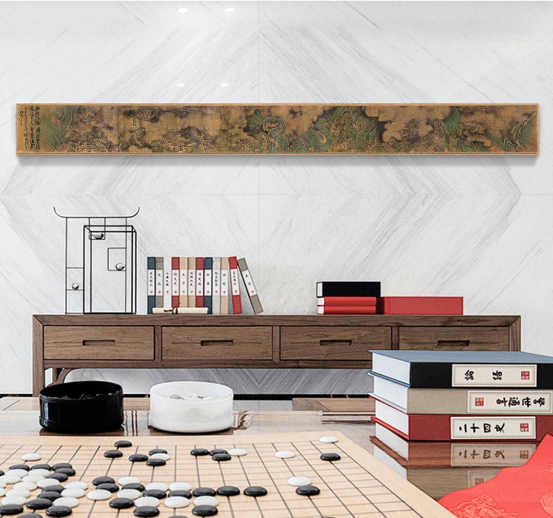 The Nine Dragons, by Chen Rong, Ancient Loong Meticulous Painting ...