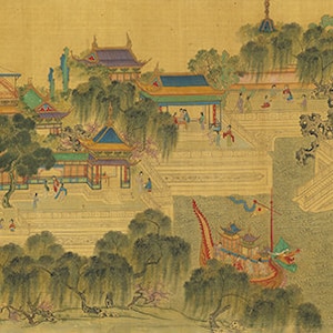 Partial of the Long Scroll - Along the River During the Qingming ...