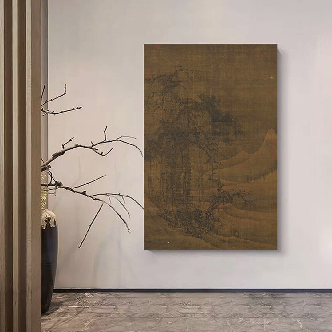 Cold Forest/ Northern Song Dynasty /guo Xi 郭熙, Antique Art Replica ...