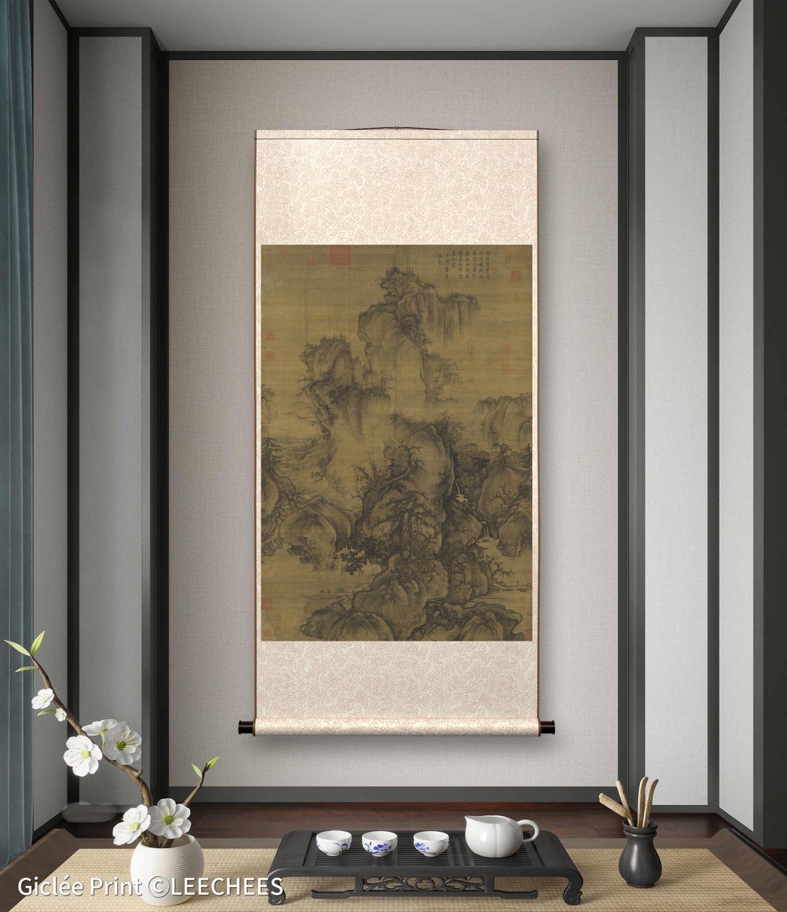 Early Spring/ Northern Song Dynasty /guo Xi, Antique Chinese Landscape ...