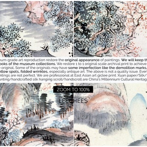 Japanese Landscape Brush Painting Archival Print, Japanese Sumi-e ...