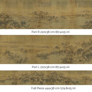 A Thousand Miles of Rivers and Mountains Scroll, Jiang Can, Song ...