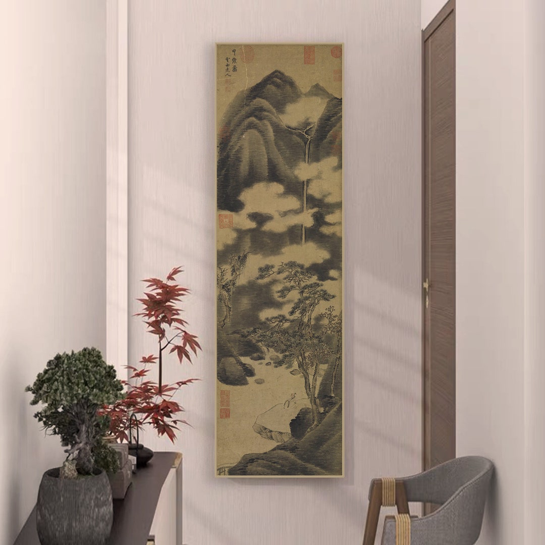 White Clouds Surround the Empty Mountain, Cao Zhibai, Chinese Painting ...