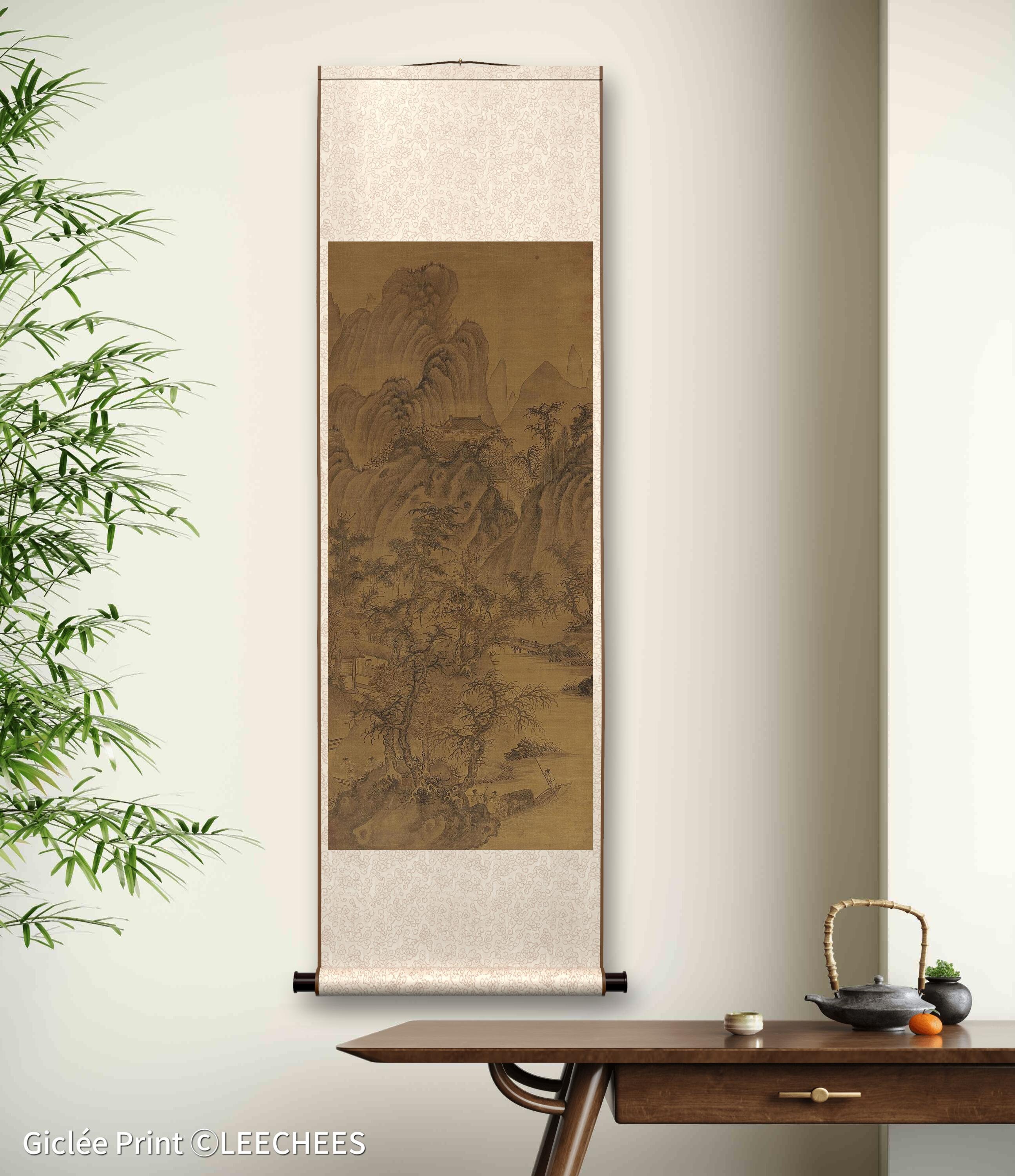 Return to the Village/ Song Dynasty/ Guo Xi, Ancient Chinese Landscape ...