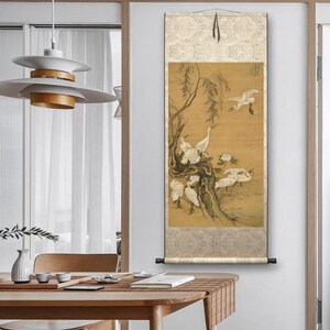 Gongbi Egrets, Leng Mei, Chinese Ancient Meticulous Painting, East ...