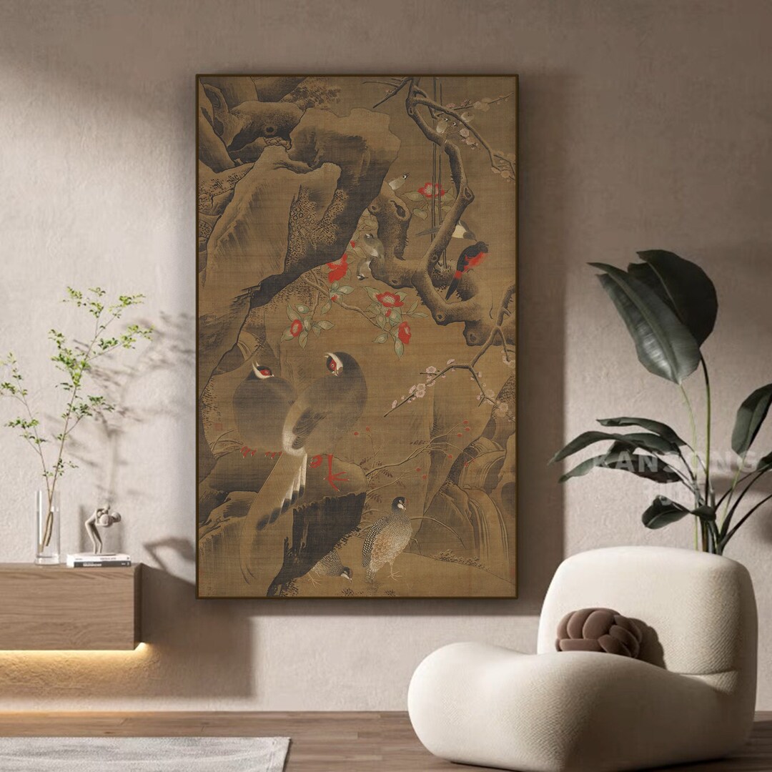 Early Spring Flowers and Birds, Ancient Chinese Meticulous Painting ...