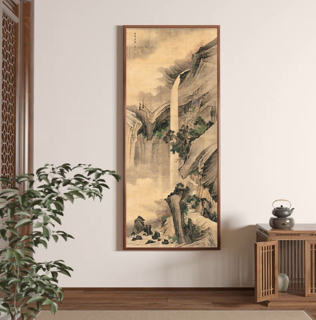 Poetic Shan Shui Painting, Zhang Sheng, Chinese Antique Landscape ...