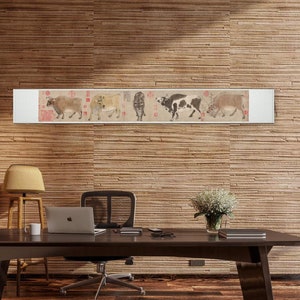 Extra Long Horizontal Five Oxen, Han Huang, Tang Dynasty, 五牛圖 唐代 韩滉 ...
