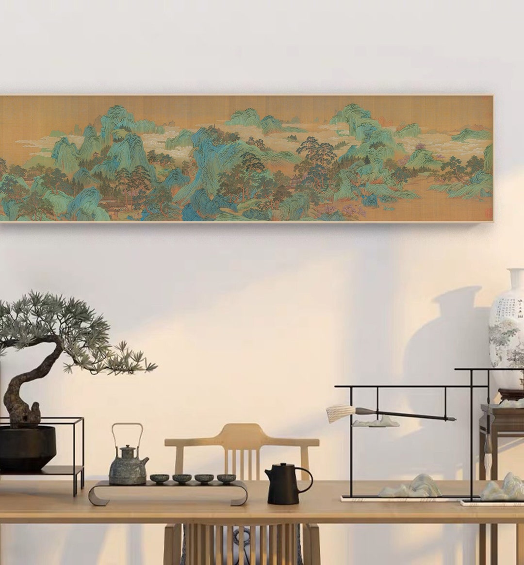 Peach Blossom Spring, Ancient Chinese Landscape Painting, Qiu Ying ...