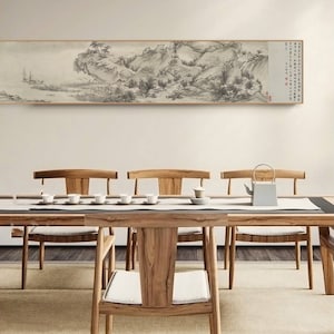 Extra Long Horizontal Narrow Landscape Art Print, Long Wall Art, Long ...