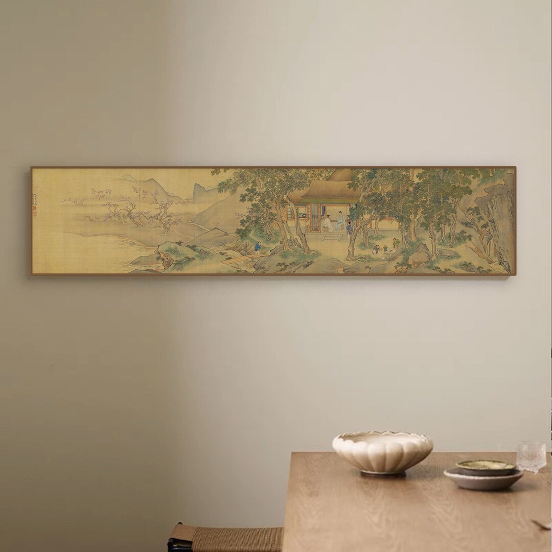 Ming Dynasty, Qiu Ying, "eastern Forest", Meticulous Chinese Landscape ...