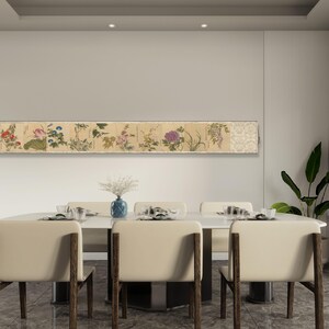 Multiple Flowers Combination Art Print, East Asian Four Seasonal ...
