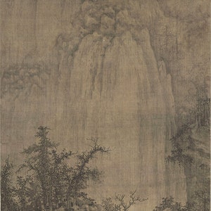 Stream Mountain Lanruo Temple, Ju Ran's Masterpiece, Chinese Antique ...