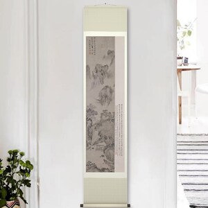 Chinese Traditional Silk Hanging Scroll Wall Décor, Ancient Chinese ...