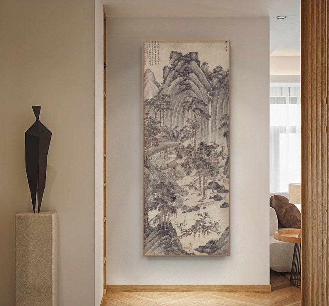 Ruanxi Cottage and High Mountains, Shen Zhou, Ming Dynasty Chinese ...