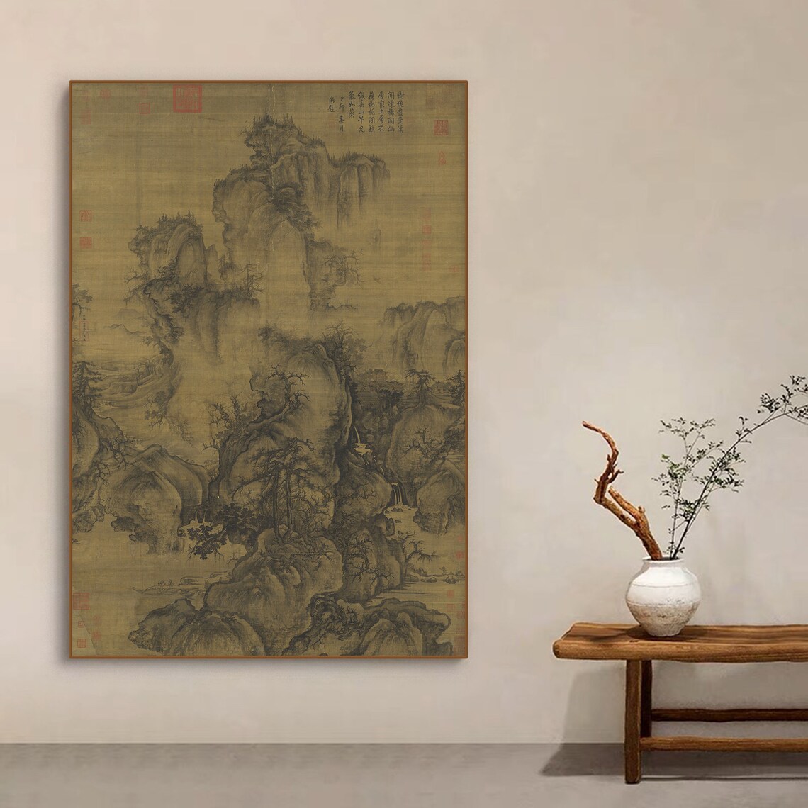 Early Spring/ Northern Song Dynasty /guo Xi, Antique Chinese Landscape ...
