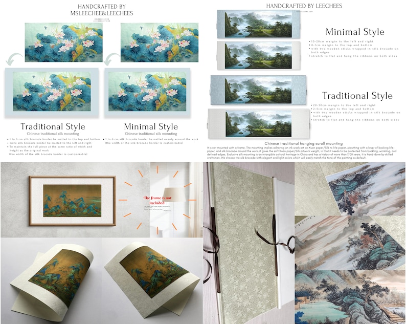 Japanese Literati Painting Screen Art, Playing Go Under the Pine Tree ...