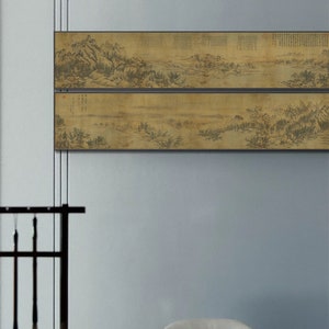 A Thousand Miles of Rivers and Mountains Scroll, Jiang Can, Song ...