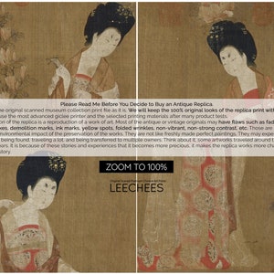 Court Ladies Adorning Their Hair With Flowers, by Zhou Fang, One of ...