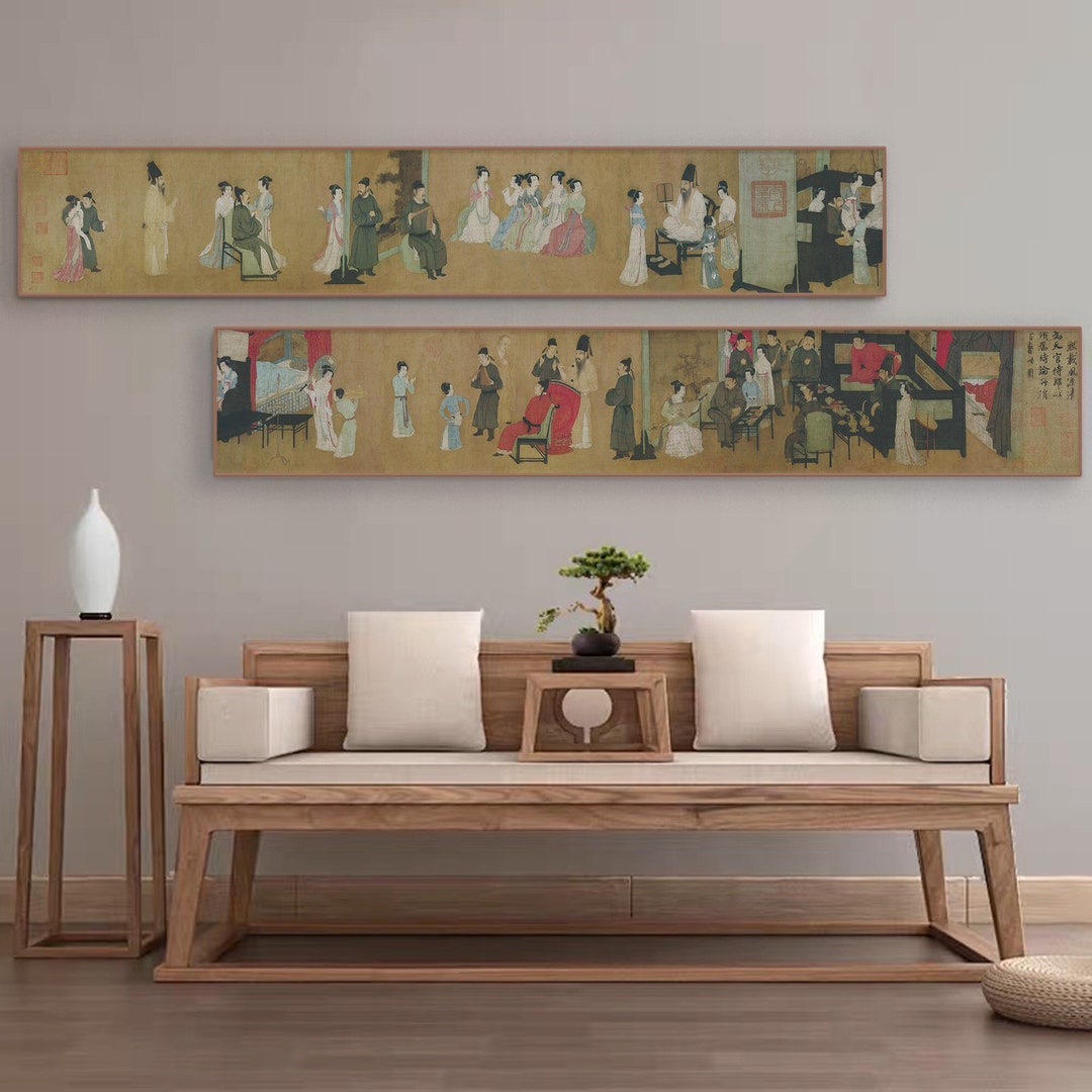 Han Xizai's Night Revels, by Gu Hongzhong, One of “ten Great Paintings ...