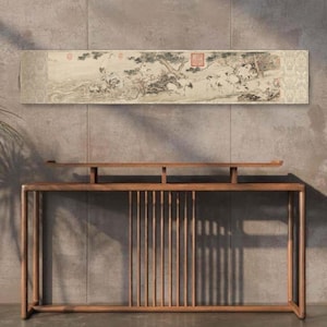 Scroll of the Unborn and the Immortals, Red-crowned Cranes, Horizontal ...