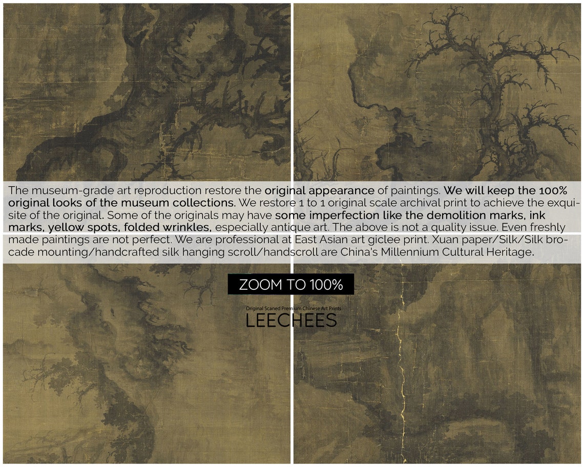 Early Spring/ Northern Song Dynasty /guo Xi, Antique Chinese Landscape ...