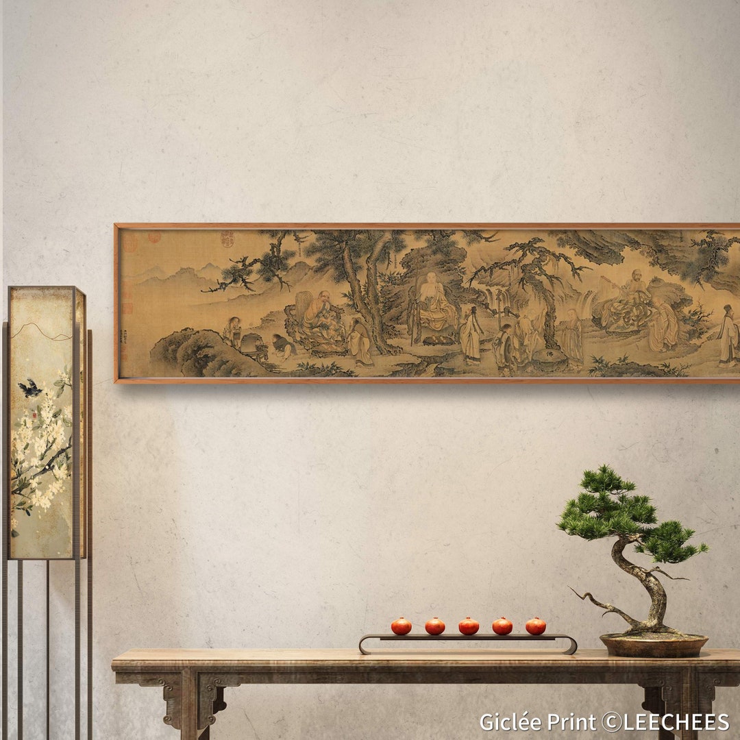 Dharma to Huineng: Six Generations of Patriarchs, Religious Painting ...