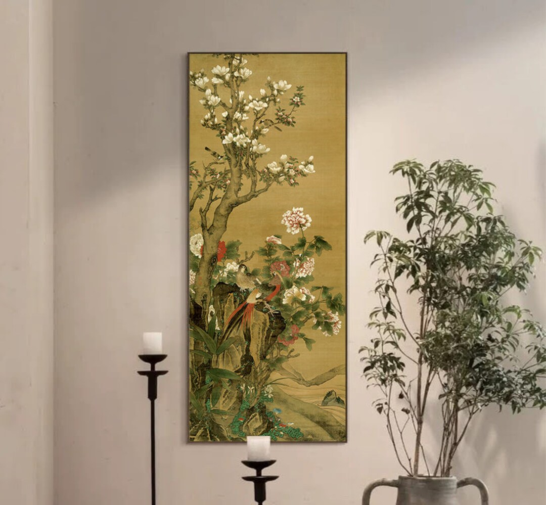 Prosperity and Wealth in the Jade Hall, Magnolia, Moutan and Golden ...