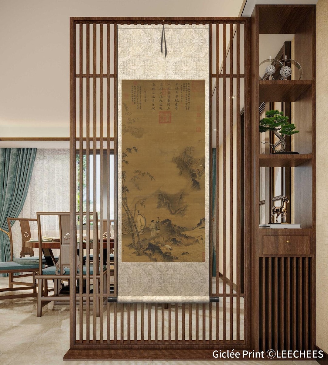 Ancient Chinese Literati Painting, Chinese Antique Landscape Painting ...