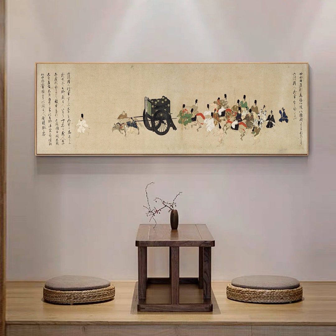 The Tale of Heiji, Japanese Famous Painting Giclee Print, Japanese ...