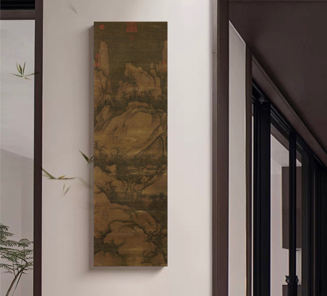 Spring Snow at the Mountain Pass/ Northern Song Dynasty /guo Xi ...