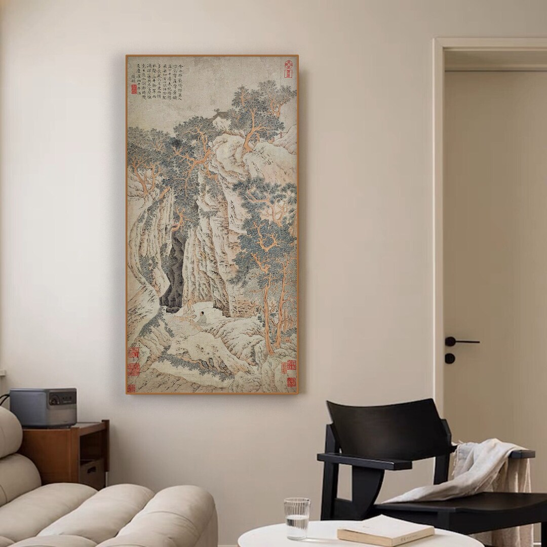 Washing Feet in a Secluded Ravine, Reclusive Hermit in the Mountain ...