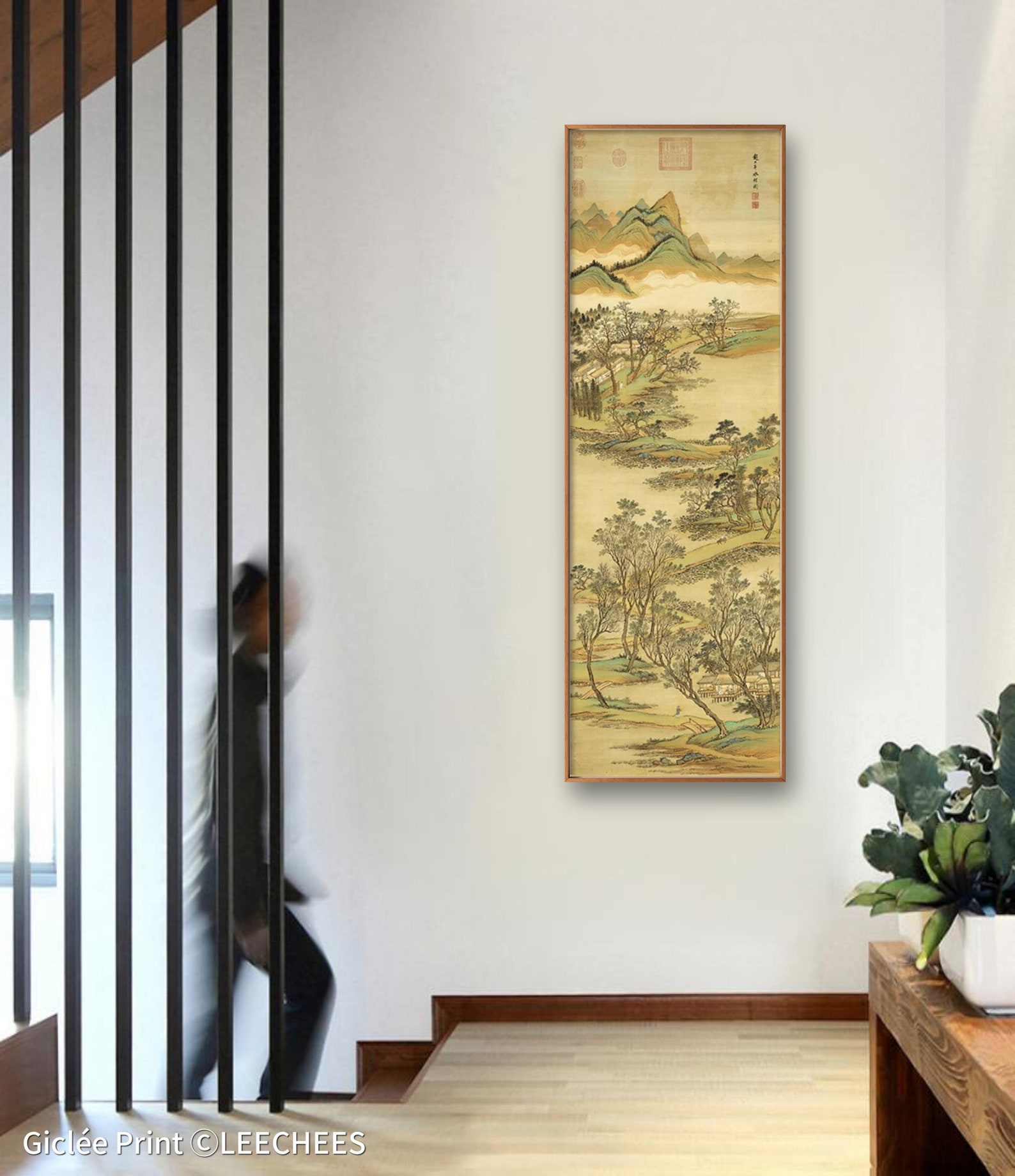 Water Village by Wang Hui, 王翚, Chinese Ancient Landscape Painting ...
