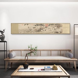 Scroll of the Unborn and the Immortals, Red-crowned Cranes, Horizontal ...