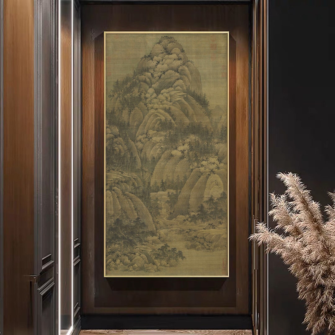 Seeks Daoist Wisdom in Autumn Mountain, Ju Ran's Masterpiece, Chinese ...