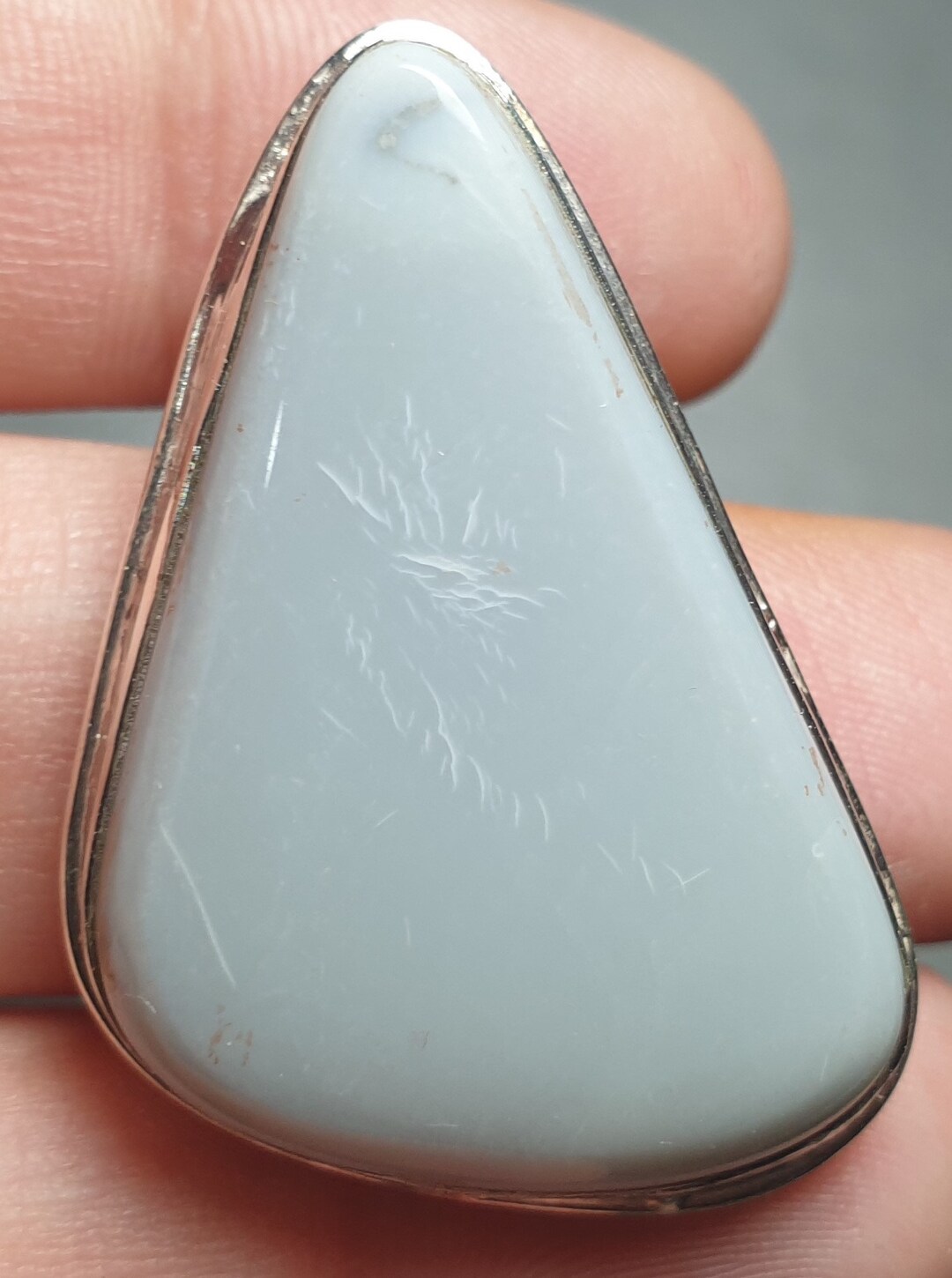 Pendant Lightning Ridge Opal Potch Sterling Silver 925 Bezel Setting ...