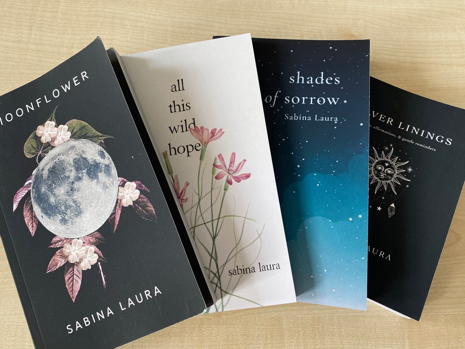 Signed Poetry Book Bundle (four Books, Save 20%) - Sabina Laura - Etsy